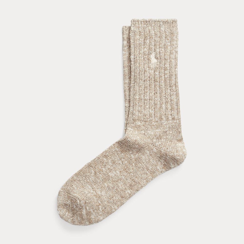 POLO RALPH LAUREN Embroidered Pony Ragg Crew Socks | endource