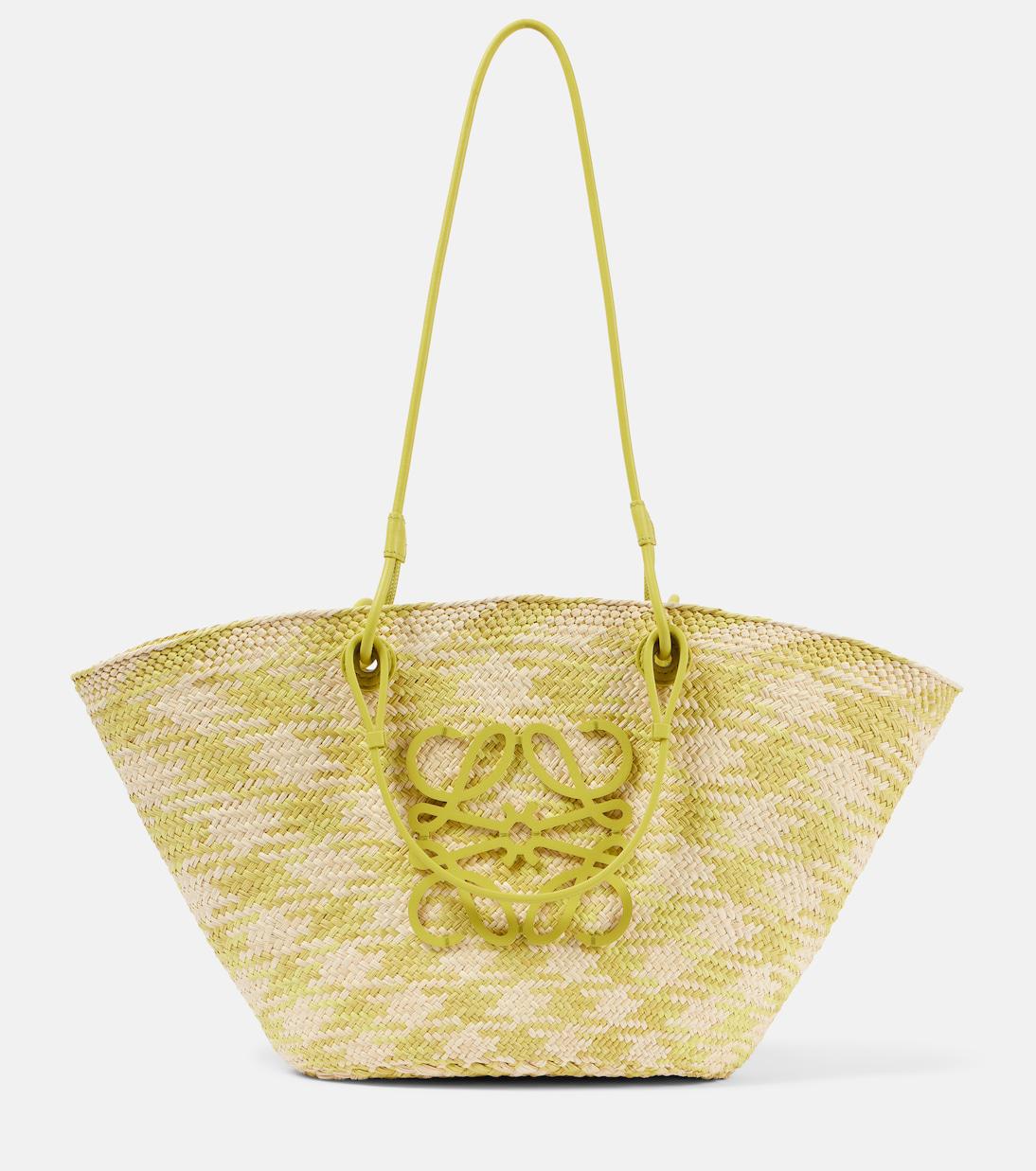 LOEWE Anagram Medium Raffia Tote Bag | endource