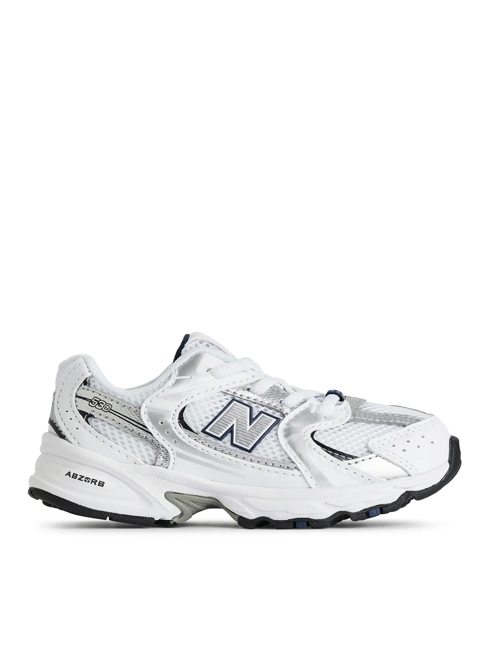 NEW BALANCE 530 Bungee Kids Trainers in White | endource