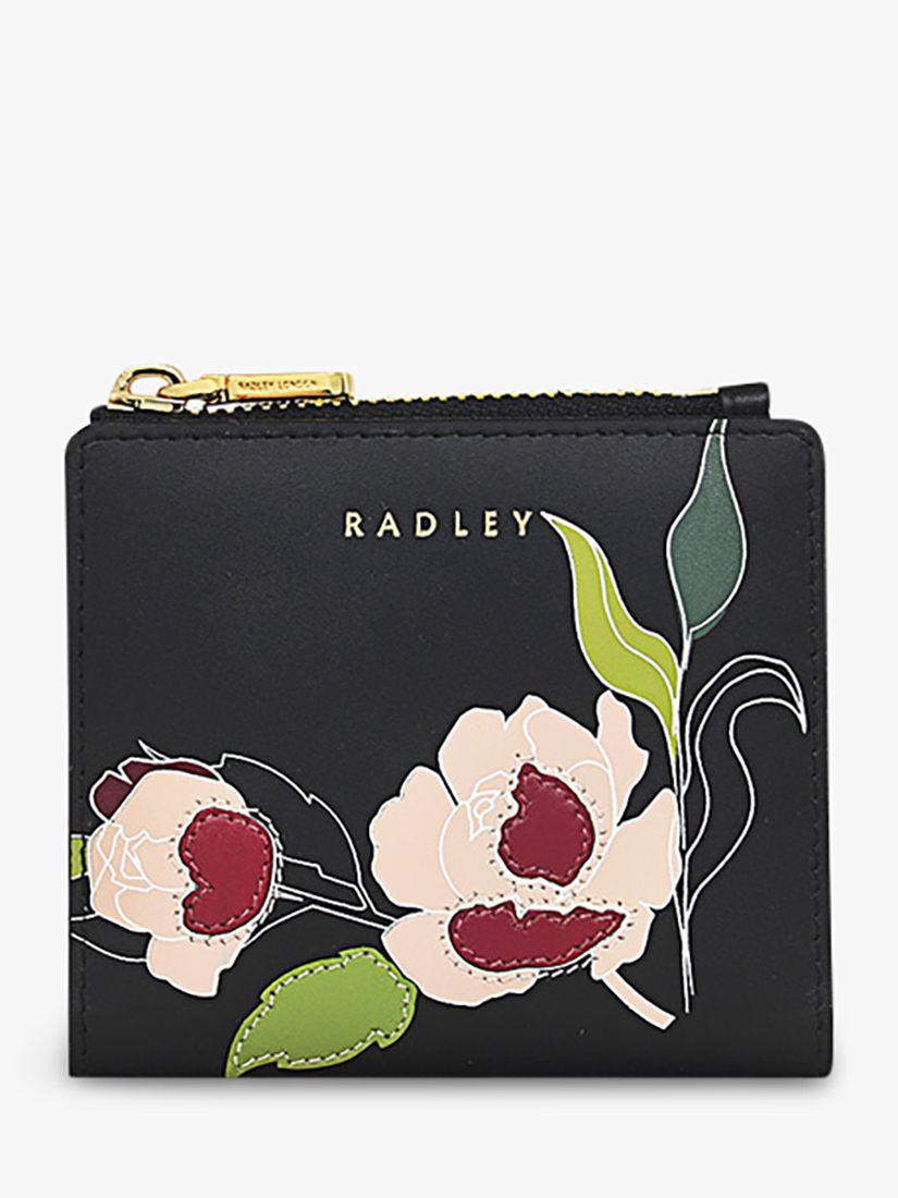 RADLEY Wild Roses Leather Small Zip Top Coin Purse in Prairie Pink ...