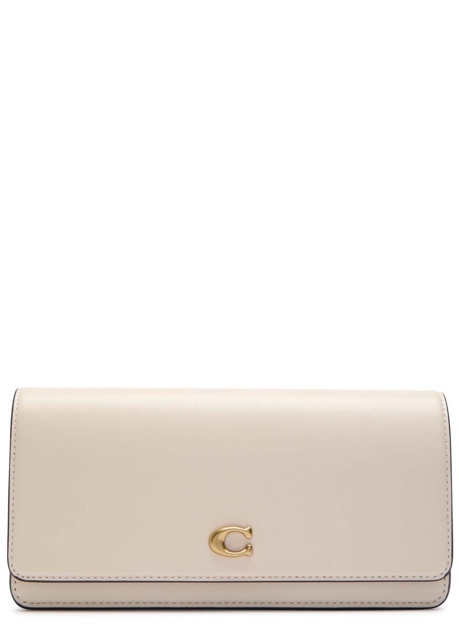 COACH Evie Leather Wallet-On-Chain | endource