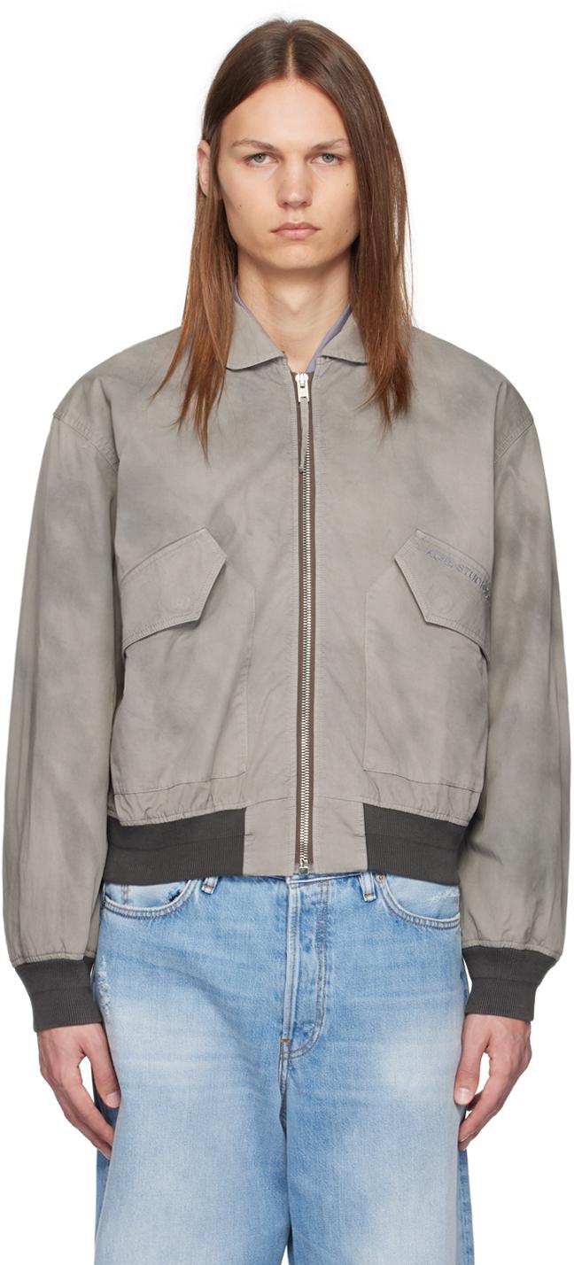 ACNE STUDIOS Faded Bomber Jacket | endource