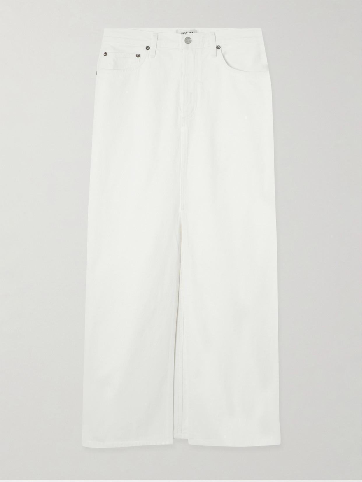 AGOLDE Leif Denim Maxi Skirt | endource