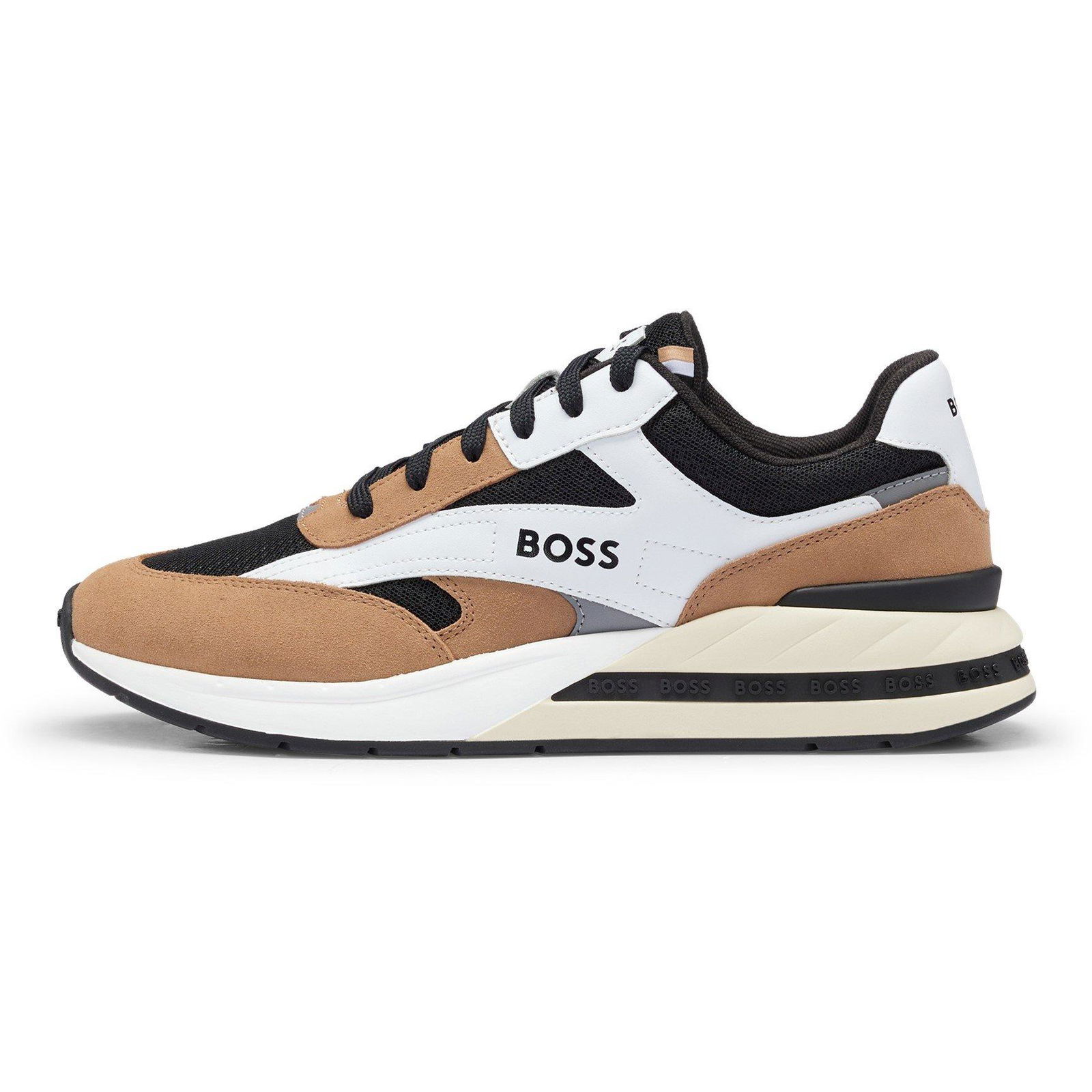 BOSS Men's Kurt Trainers, Shaped Ankle Collar | endource