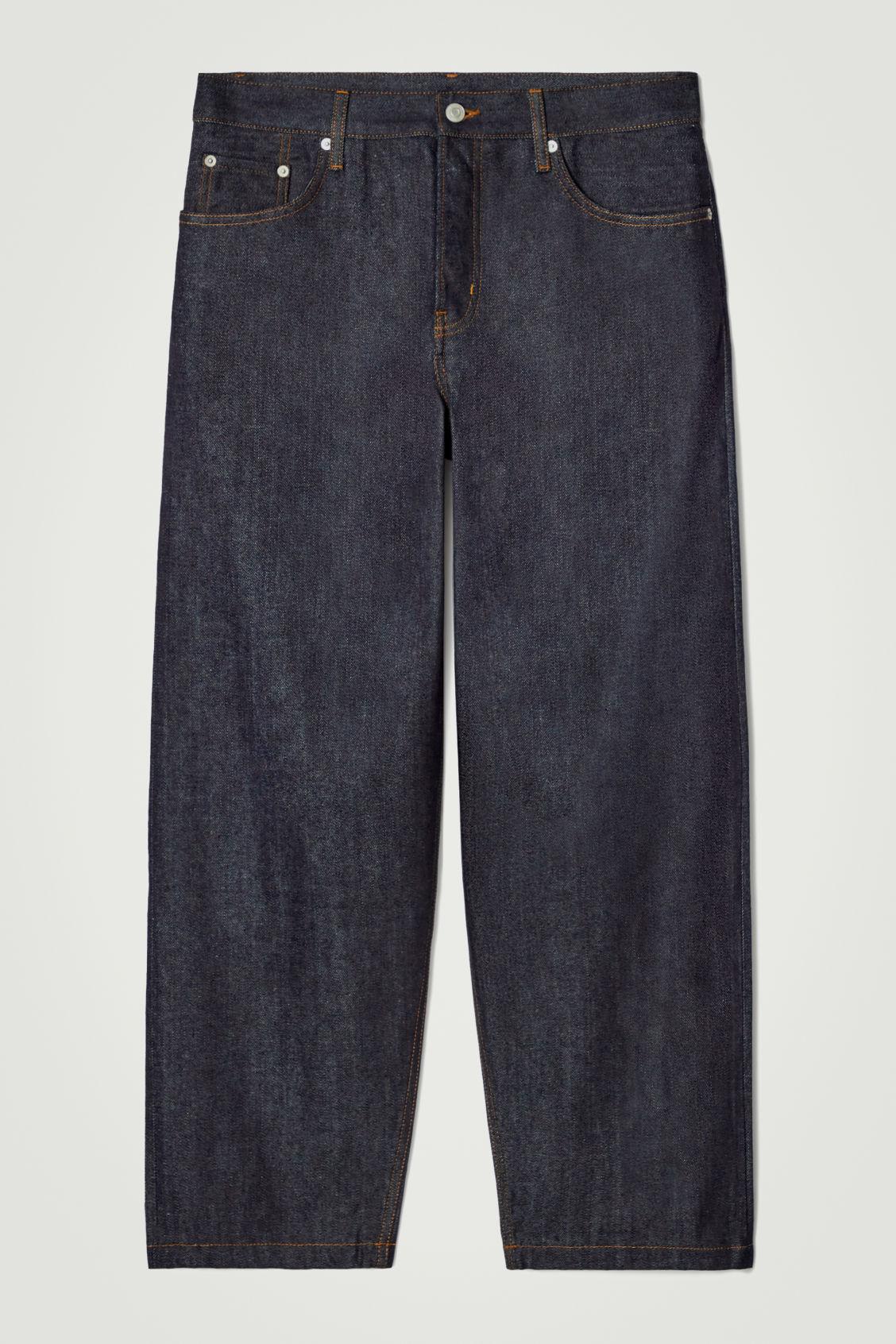 COS Dome Raw Selvedge Straight-Leg Jeans | endource