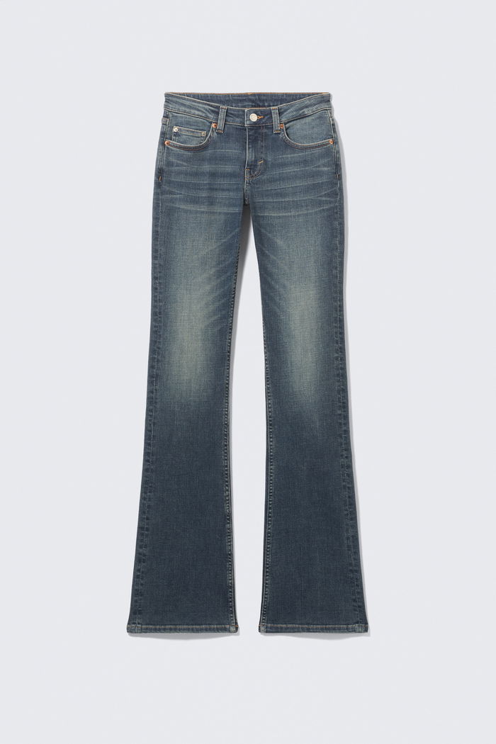 WEEKDAY Luna Low Rise Skinny Bootcut Leg Jeans | endource