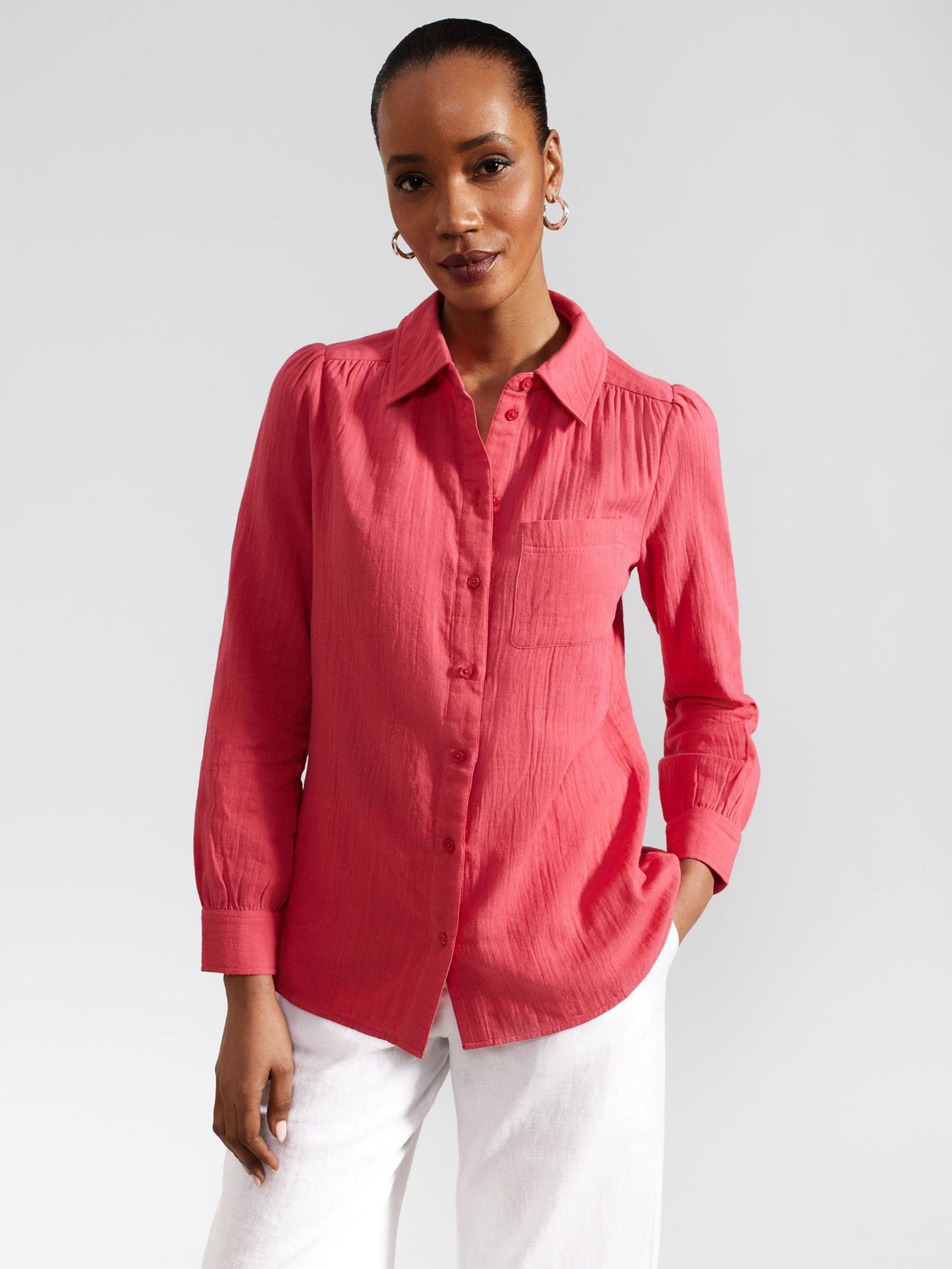 HOBBS Jamie Textured Shirt | endource