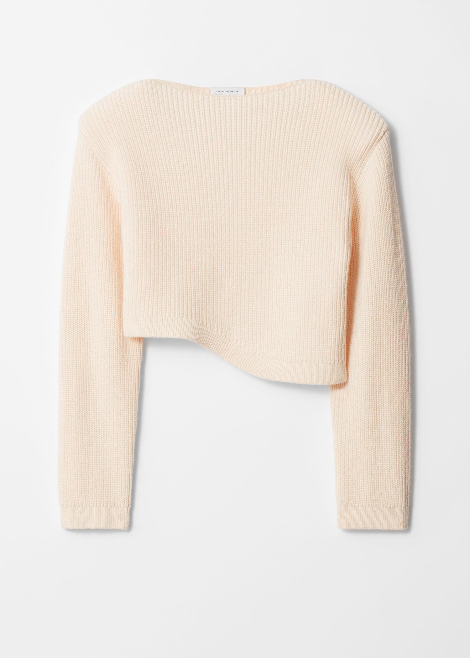 & OTHER STORIES Asymmetric Rib-Knit Jumper | endource