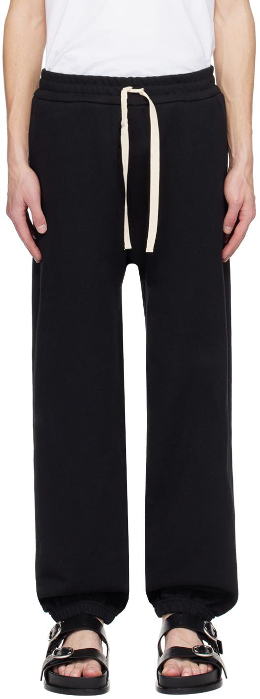 JIL SANDER Drawstring French Terry Sweatpants | endource