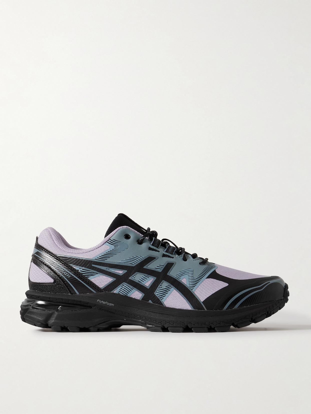 ASICS Gel-Terrain Rubber-Trimmed Mesh Sneakers in Purple | endource