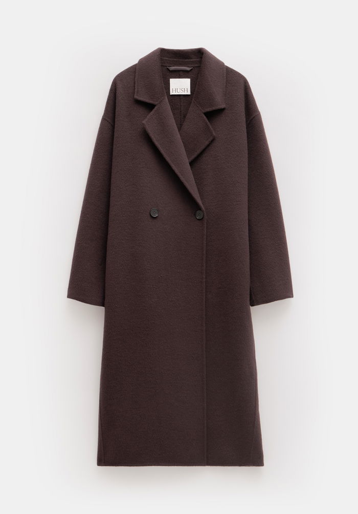 HUSH Pure Wool Double Faced Coat | endource