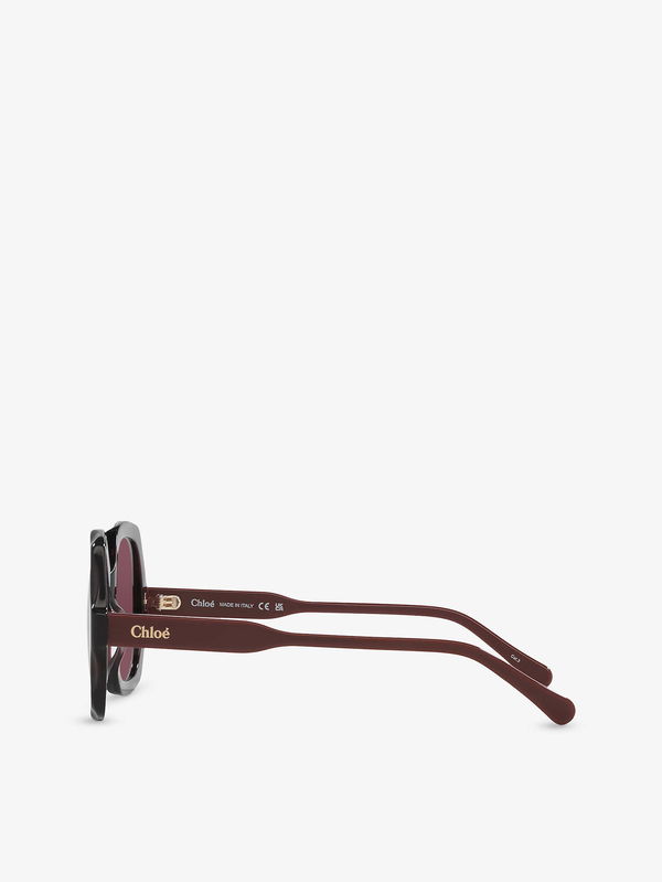 CHLOÉ CH0226S Square-Frame Acetate Sunglasses | endource