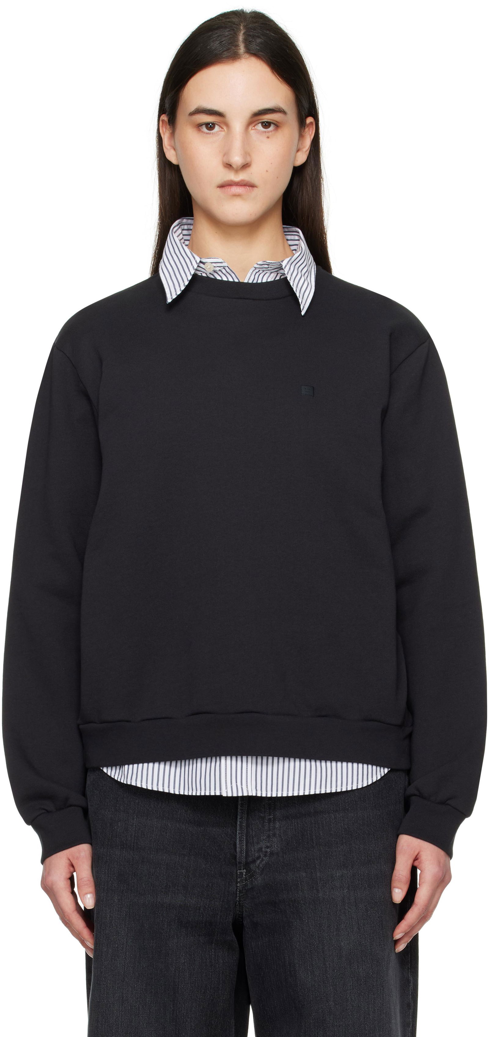 ACNE STUDIOS Crew Neck Fleece Sweatshirt | endource