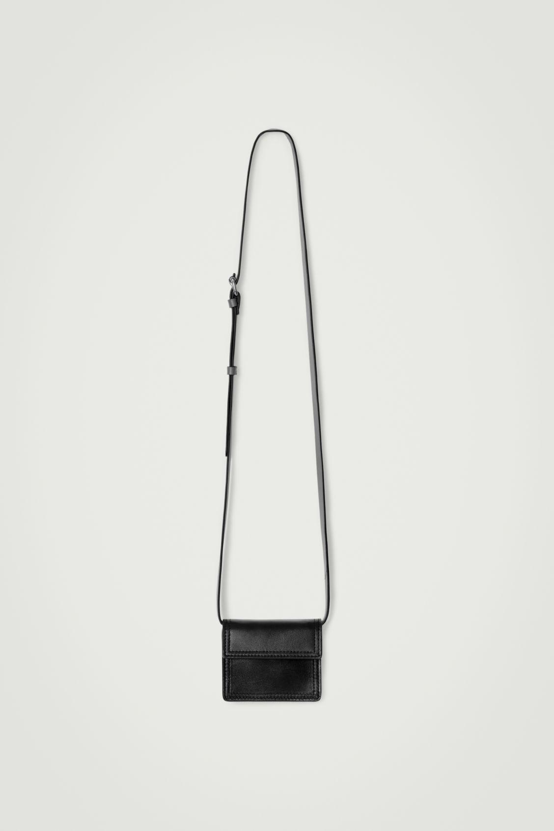 COS Mini Crossbody Pouch in BLACK | endource