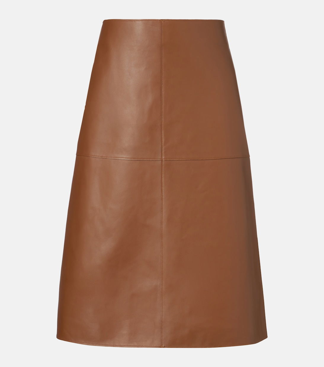JOSEPH Niven Leather Midi Skirt | endource