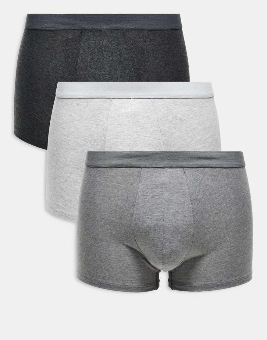 MANGO 3 Pack Boxers in GREY | endource
