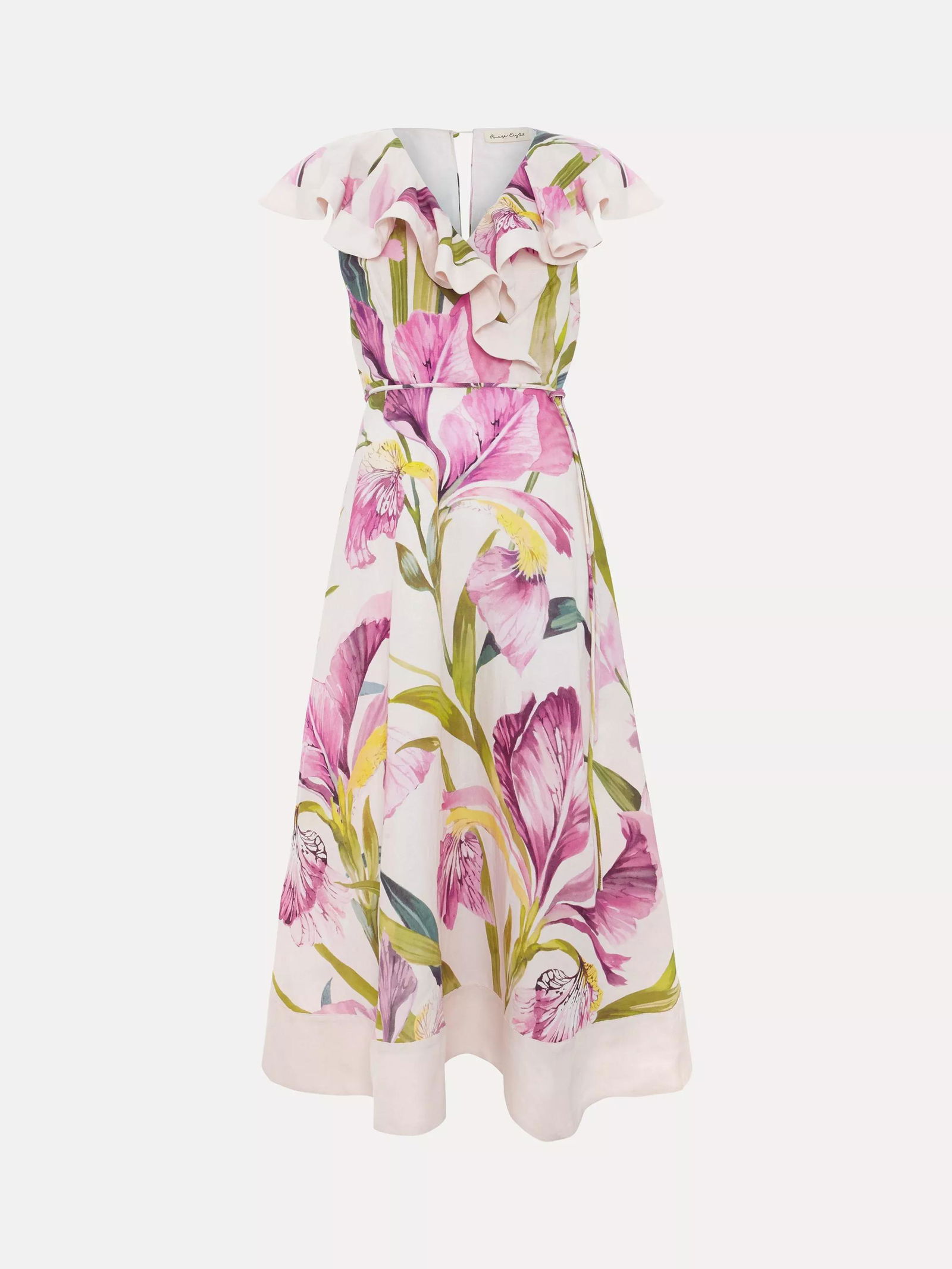 PHASE EIGHT Matilda Ruffle Floral Midi Dress | endource