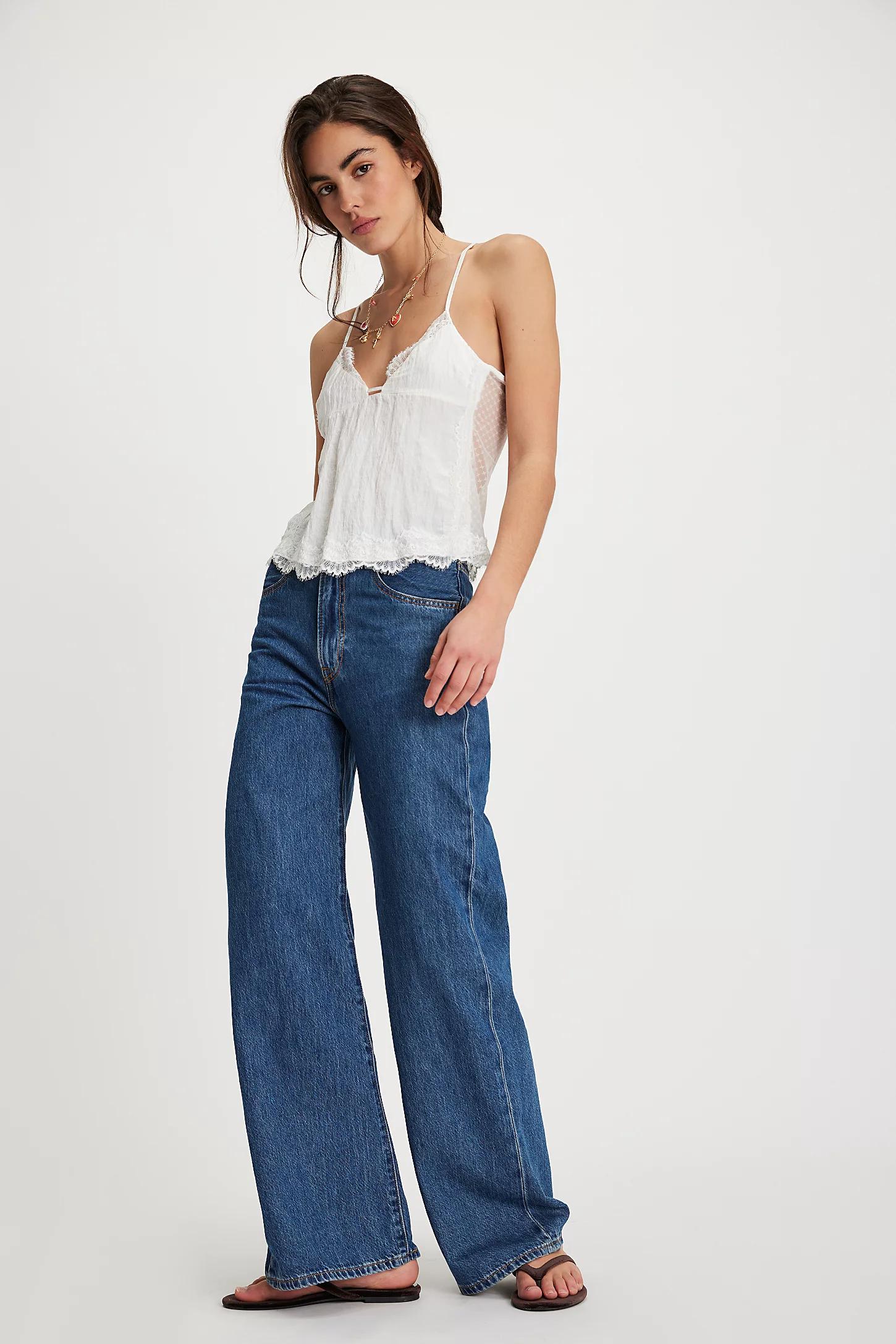 LEVI'S Ribcage Wide-Leg Braided Jeans | endource