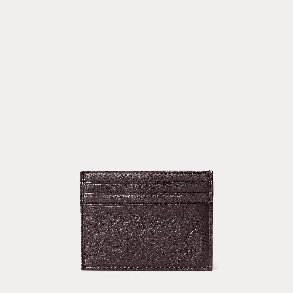 POLO RALPH LAUREN Pebbled Leather Card Case | endource