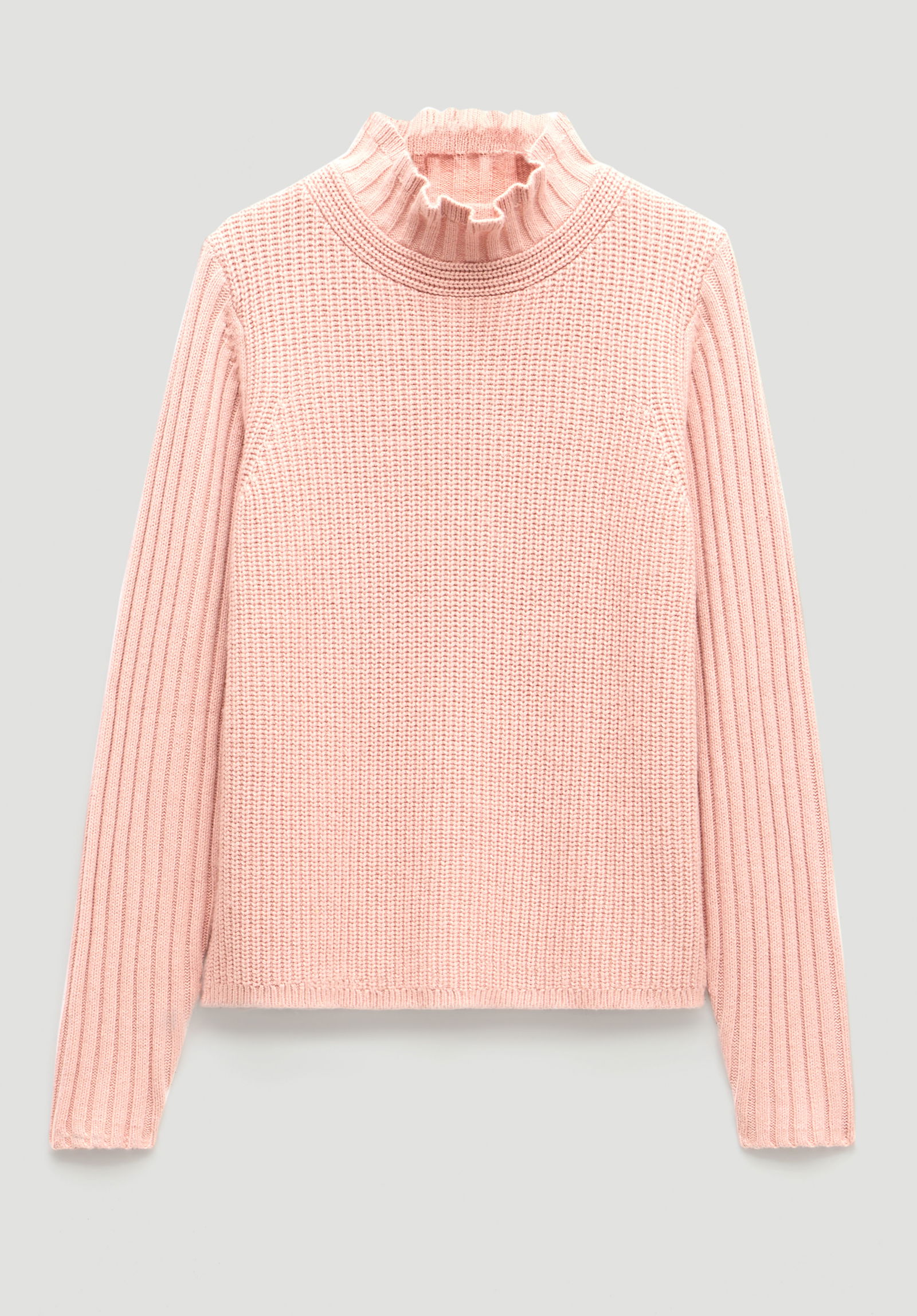 HUSH Kiley Wool Blend Frill Trim Jumper | endource