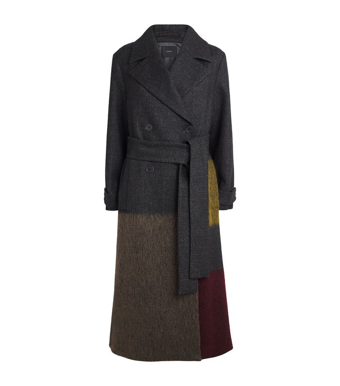 JOSEPH Wool-Blend Merton Overlay Coat | endource