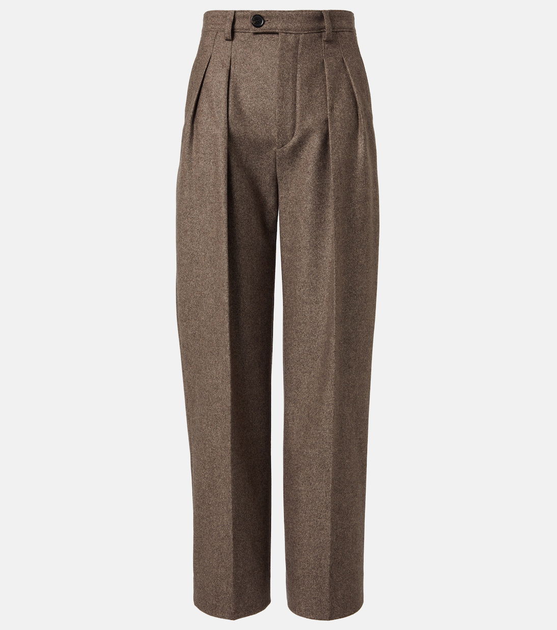 Loro Piana Yurik Wool And Cashmere Wide-Leg Pants | endource