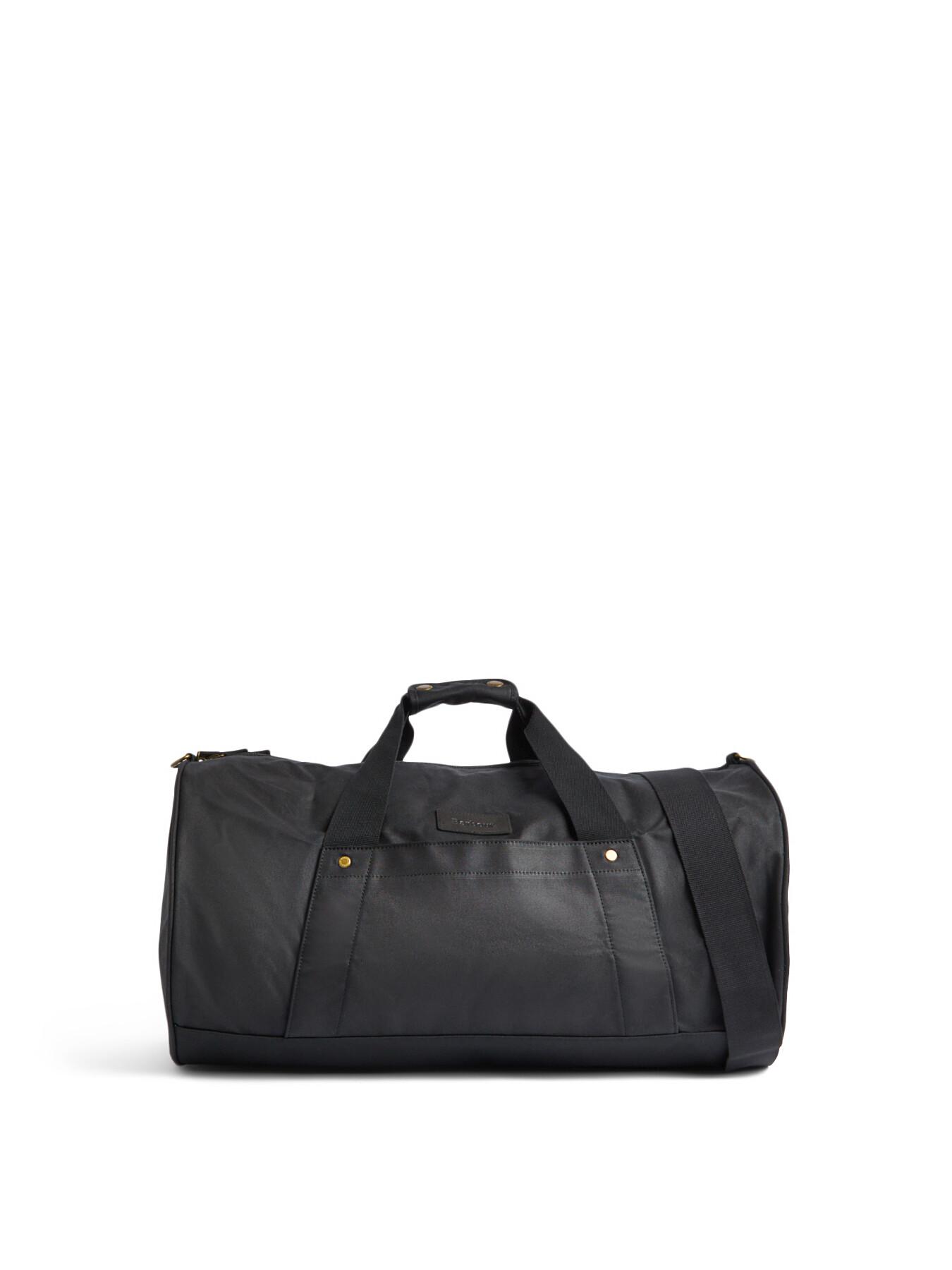 BARBOUR Explorer Wax Duffle Bag in Black | Endource