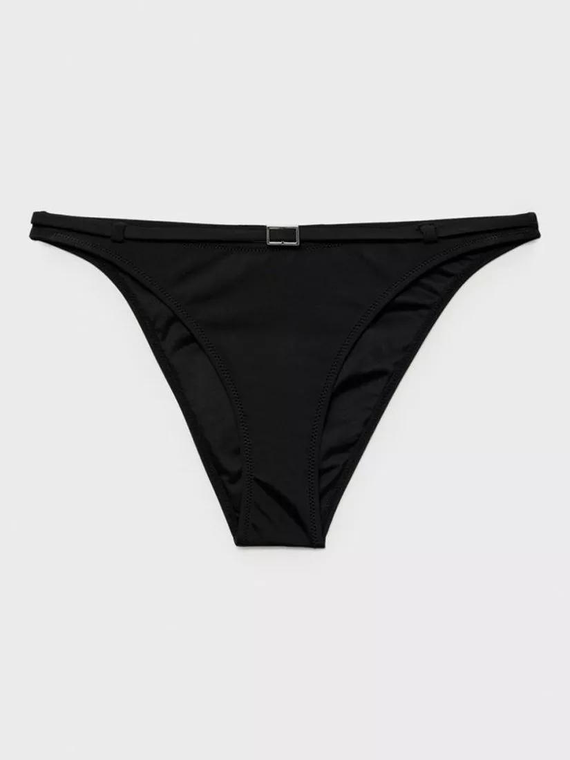 MANGO Costa Swim Bikini Briefs in Black | endource