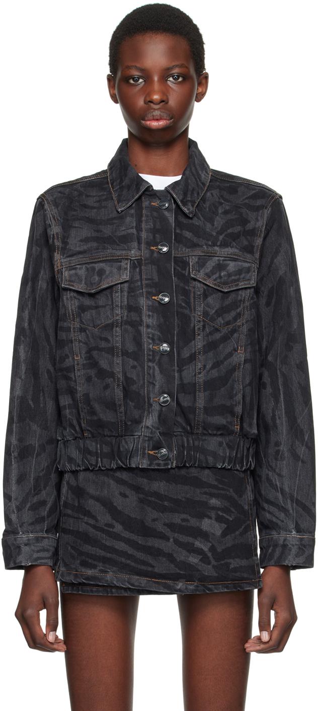 GANNI Lazer Denim Jacket | endource
