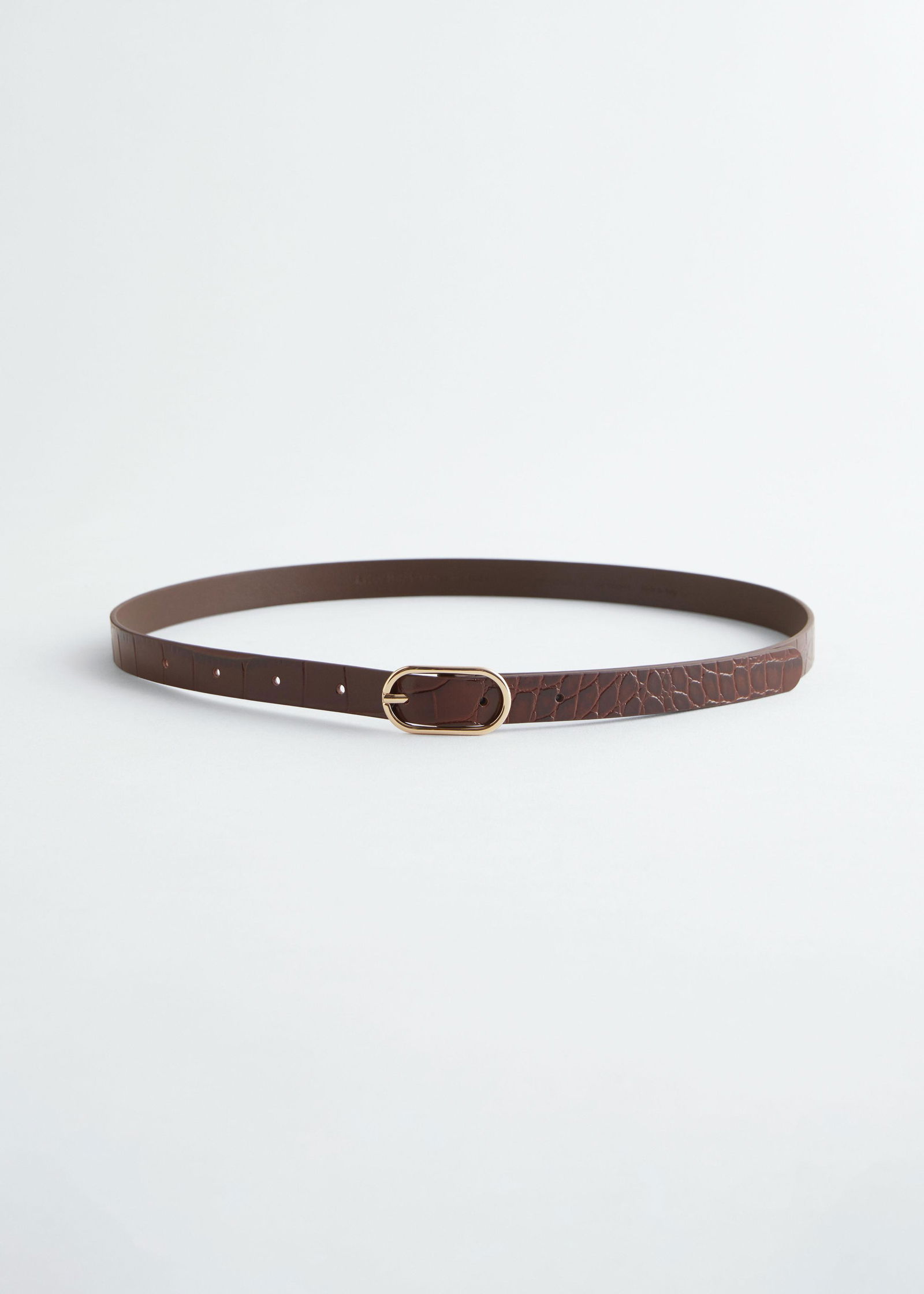 & OTHER STORIES Slim Leather Belt | endource
