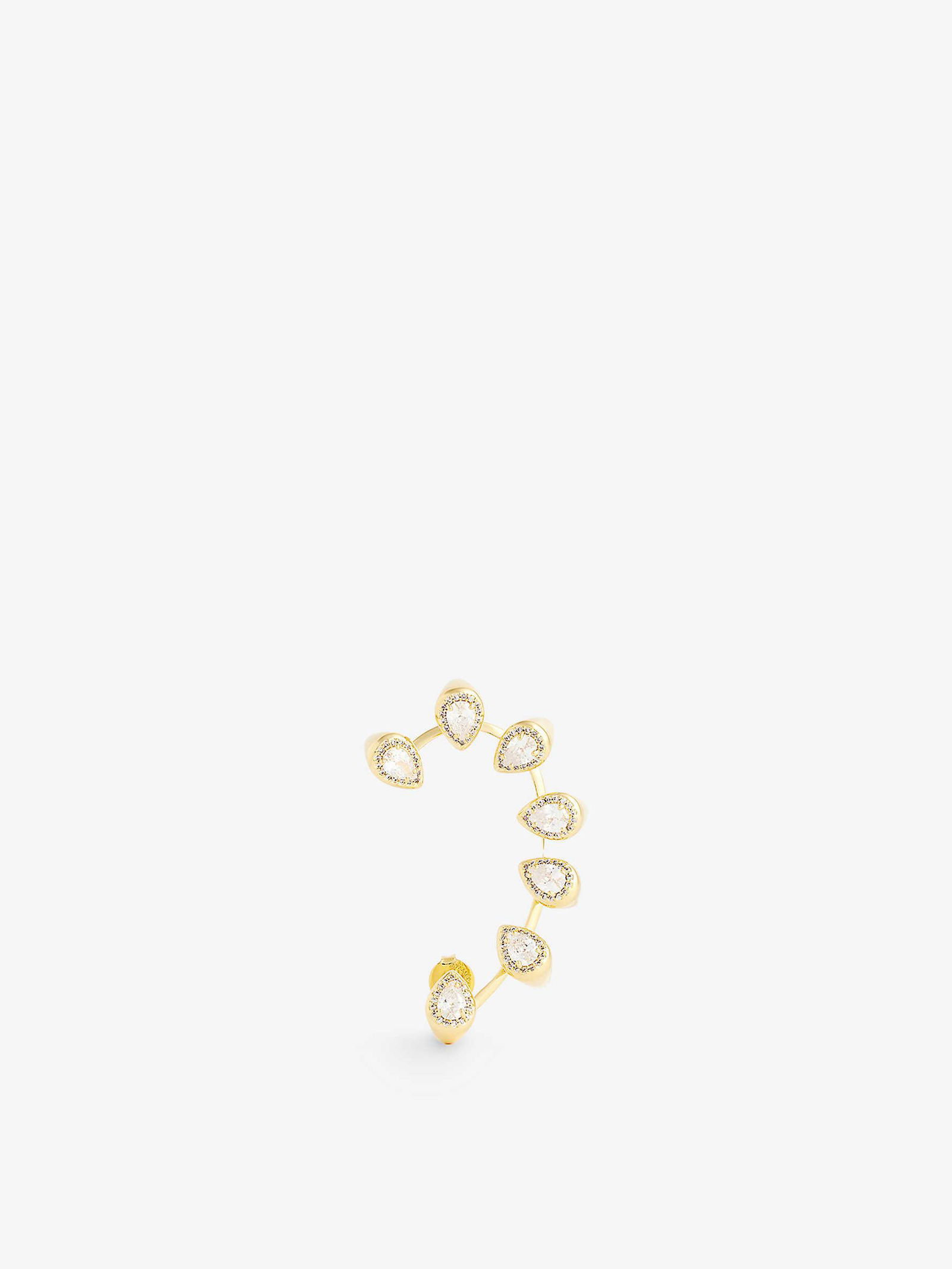 ZIMMERMANN Radiant 12ct Yellow Gold Plated-Brass Ear Cuff | endource