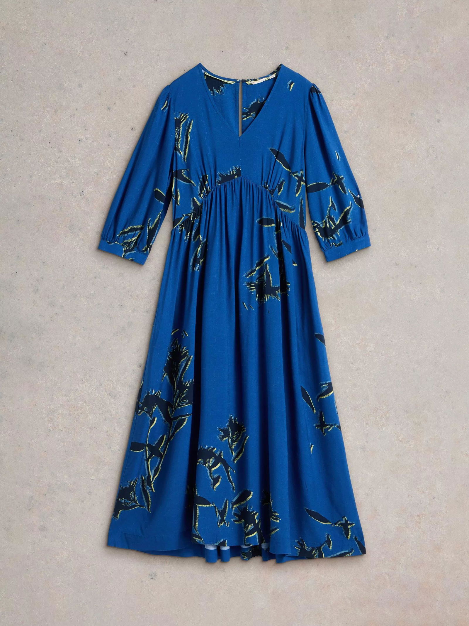 WHITE STUFF Lucy Floral Dress in Blue/Multi | endource