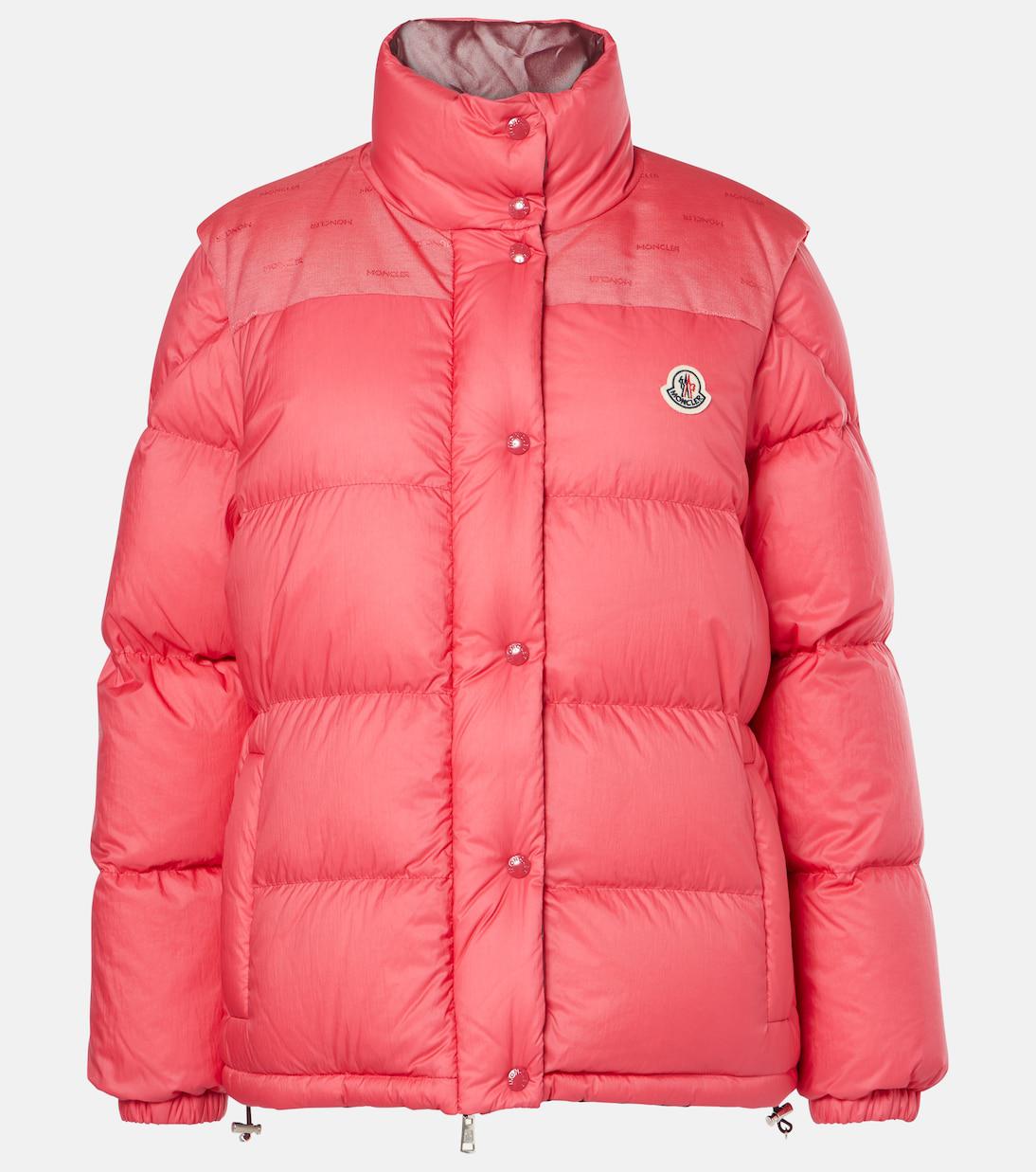 MONCLER Verone Reversible Down Jacket in Pink | endource