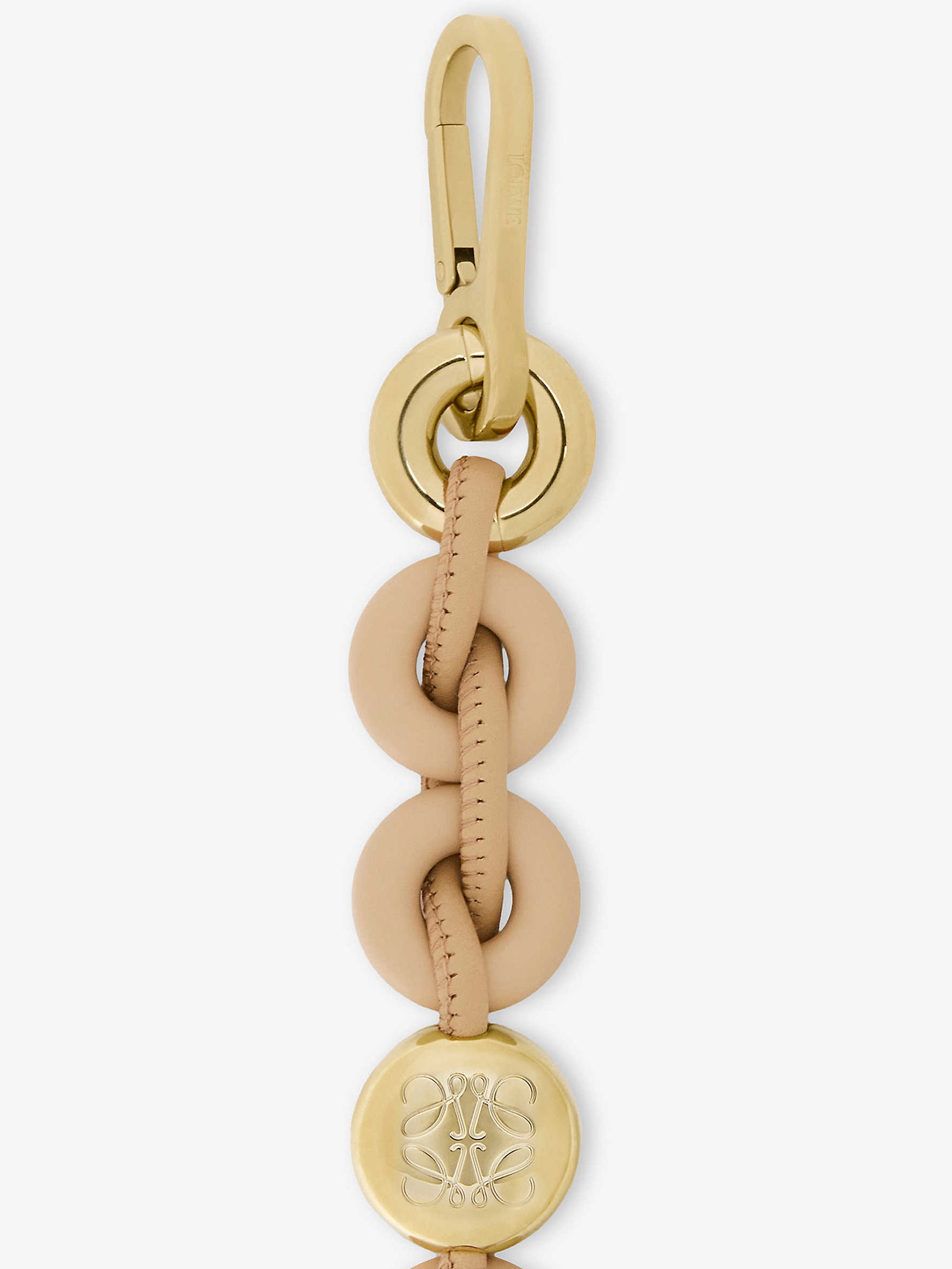 LOEWE Donut Leather Chain Strap | endource