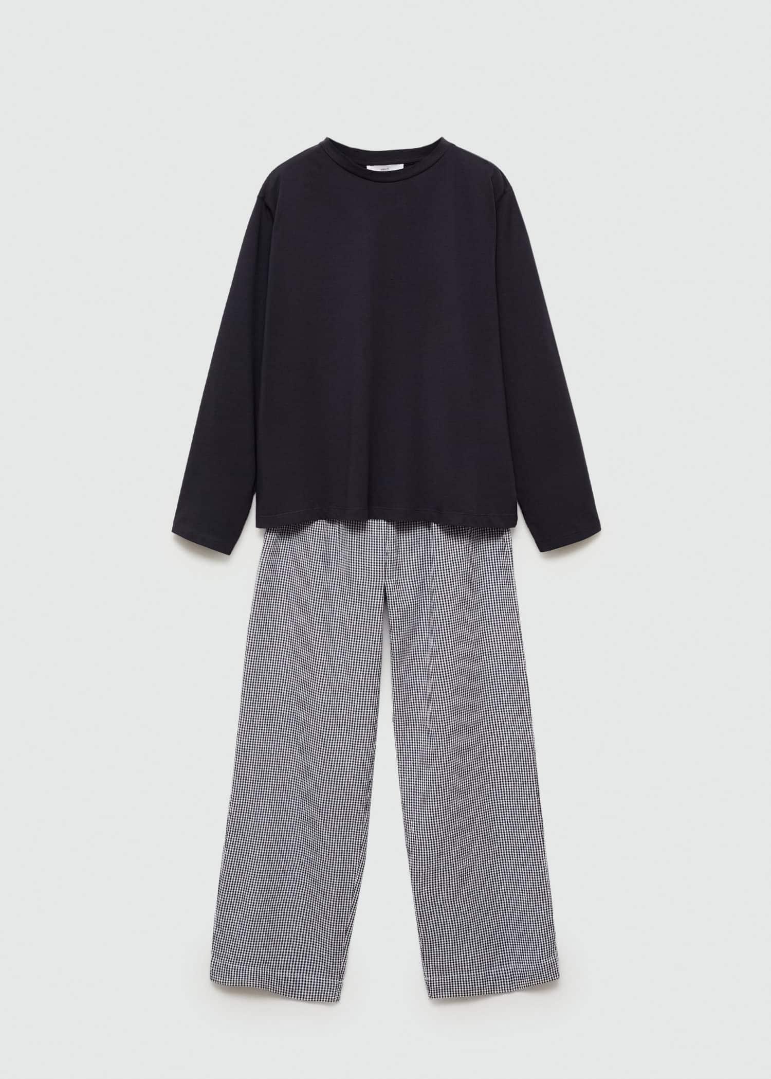 MANGO Two-Piece Cotton Pyjamas | Endource