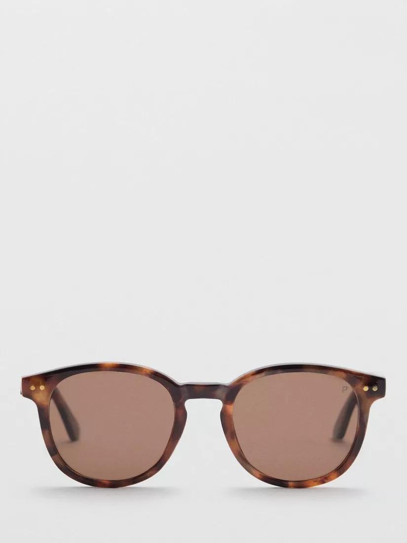 MANGO Porter Sunglasses in Havana/Brown | endource