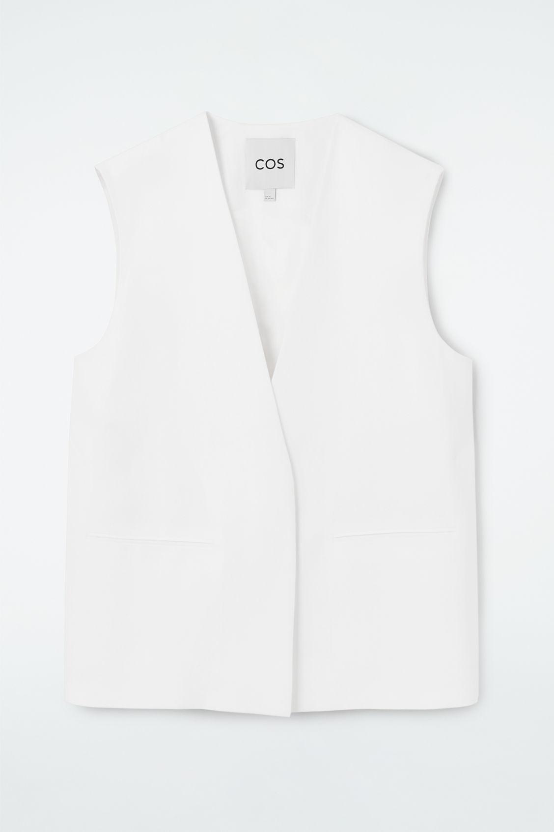 COS Clean Wrap-Front Waistcoat | endource