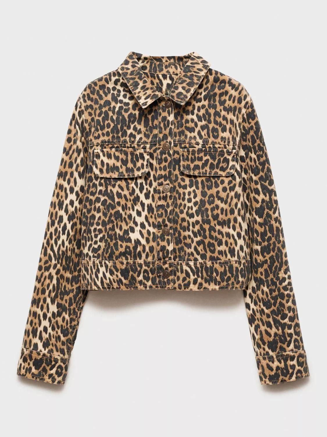 MANGO Leo Denim Jacket in Multi | endource