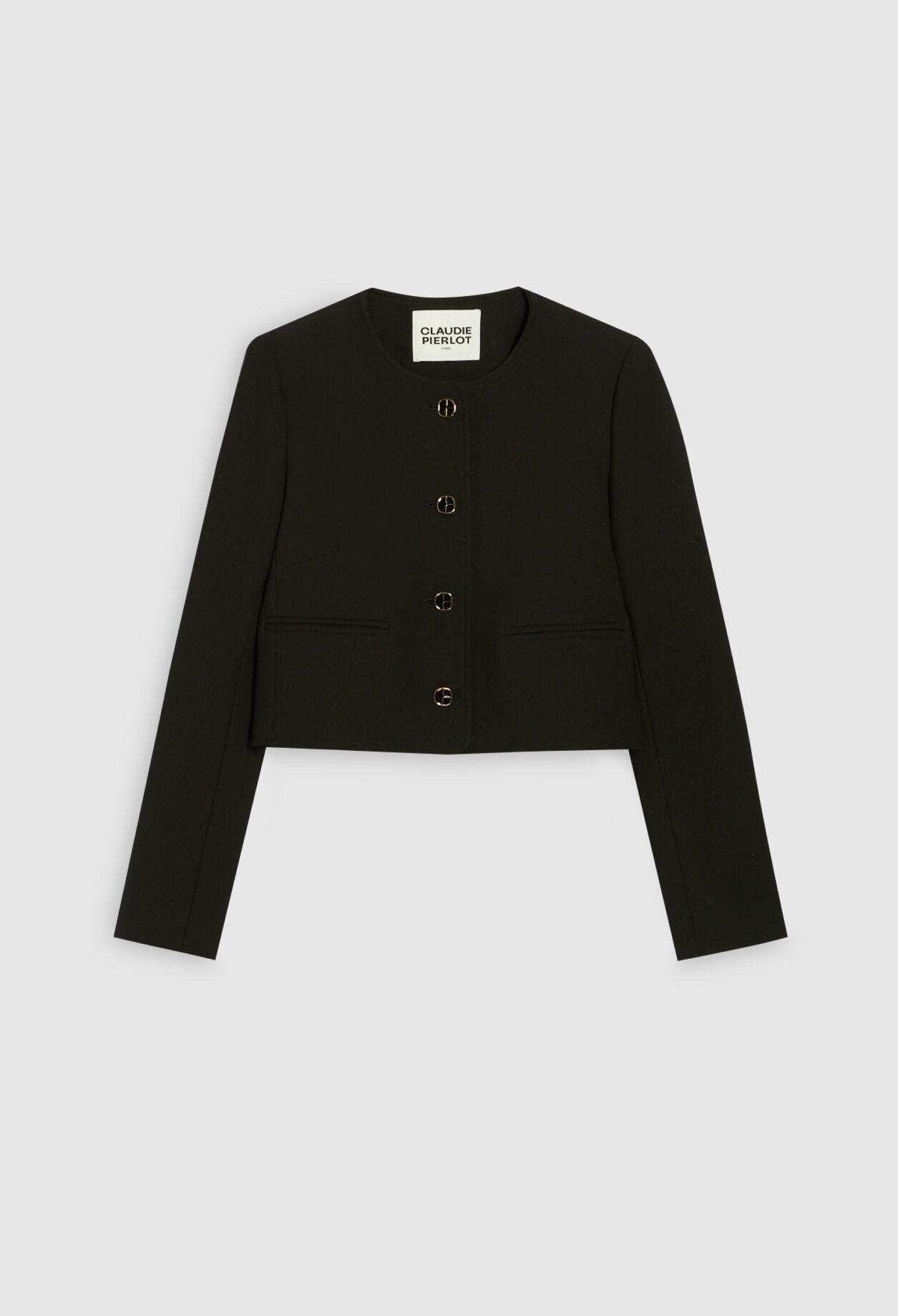 CLAUDIE PIERLOT Round-Neck Suit Jacket | Endource