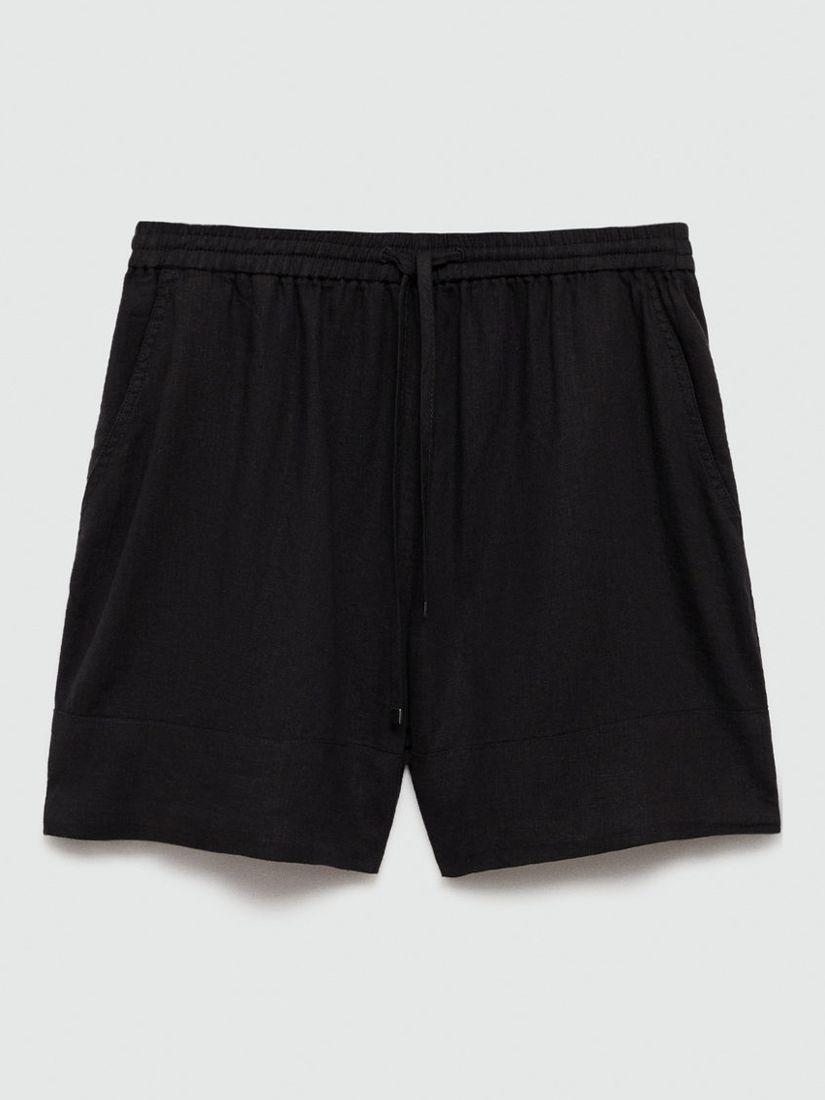 MANGO Bogota Linen Blend Shorts | Endource
