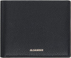 JIL SANDER Black Bifold Wallet | endource