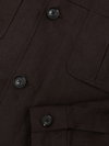 REISS Adam Linen Four-Pocket Jacket In Chocolate Brown | endource