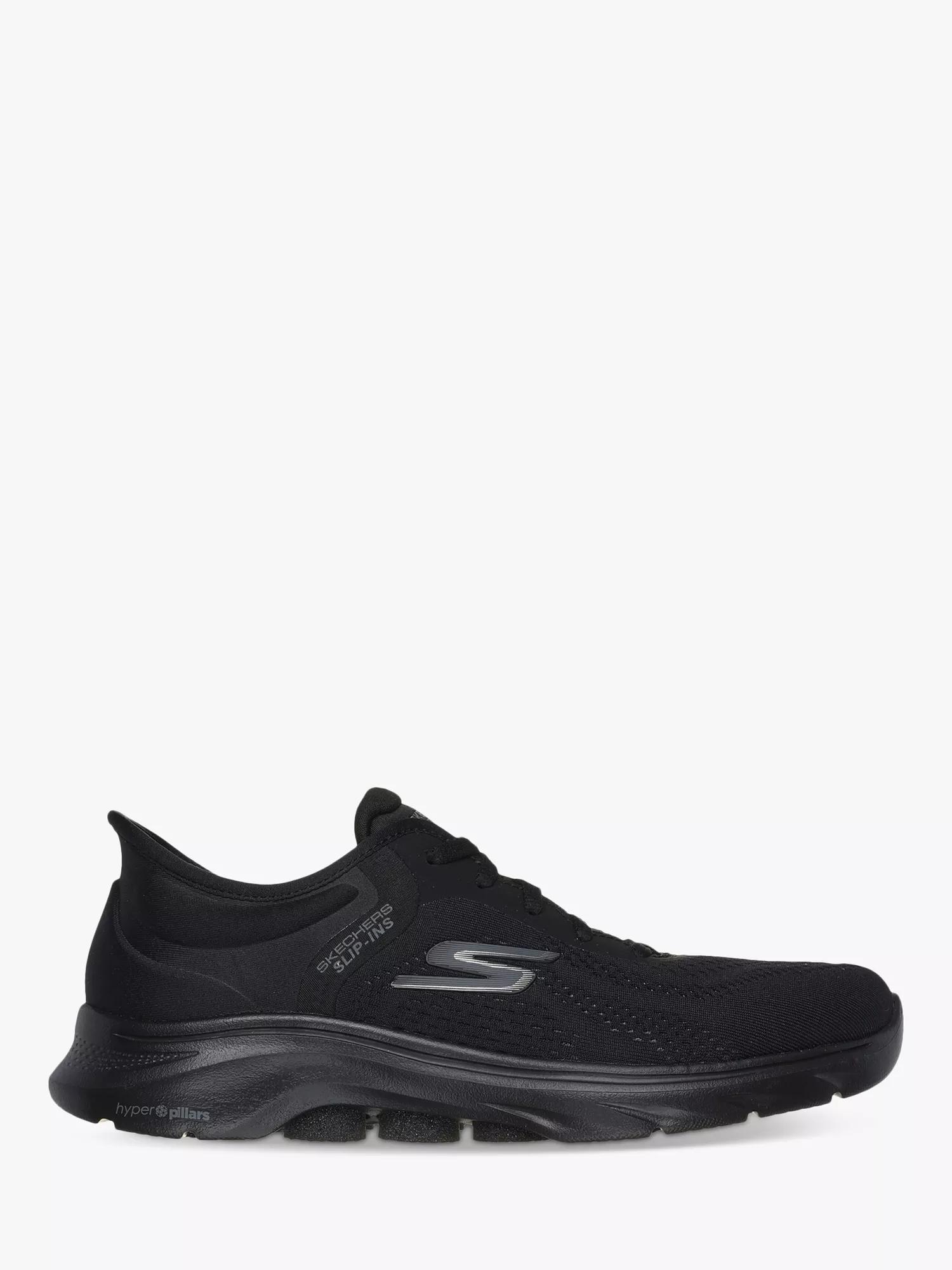 SKECHERS Slip-Ins Go Walk 7 Valin Trainers in Black | endource