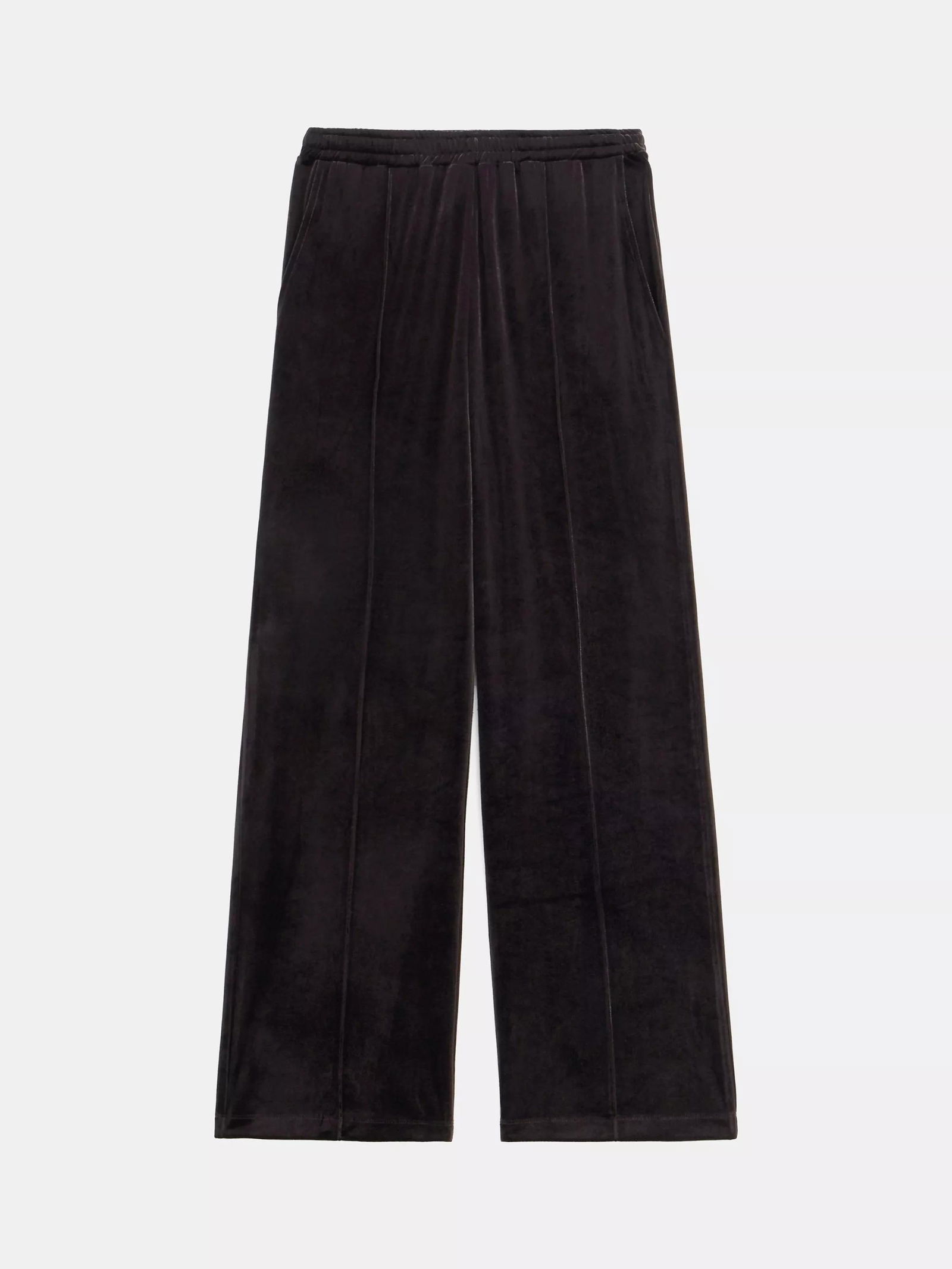 HUSH Harrison Velvet Joggers in Raisin Brown | endource