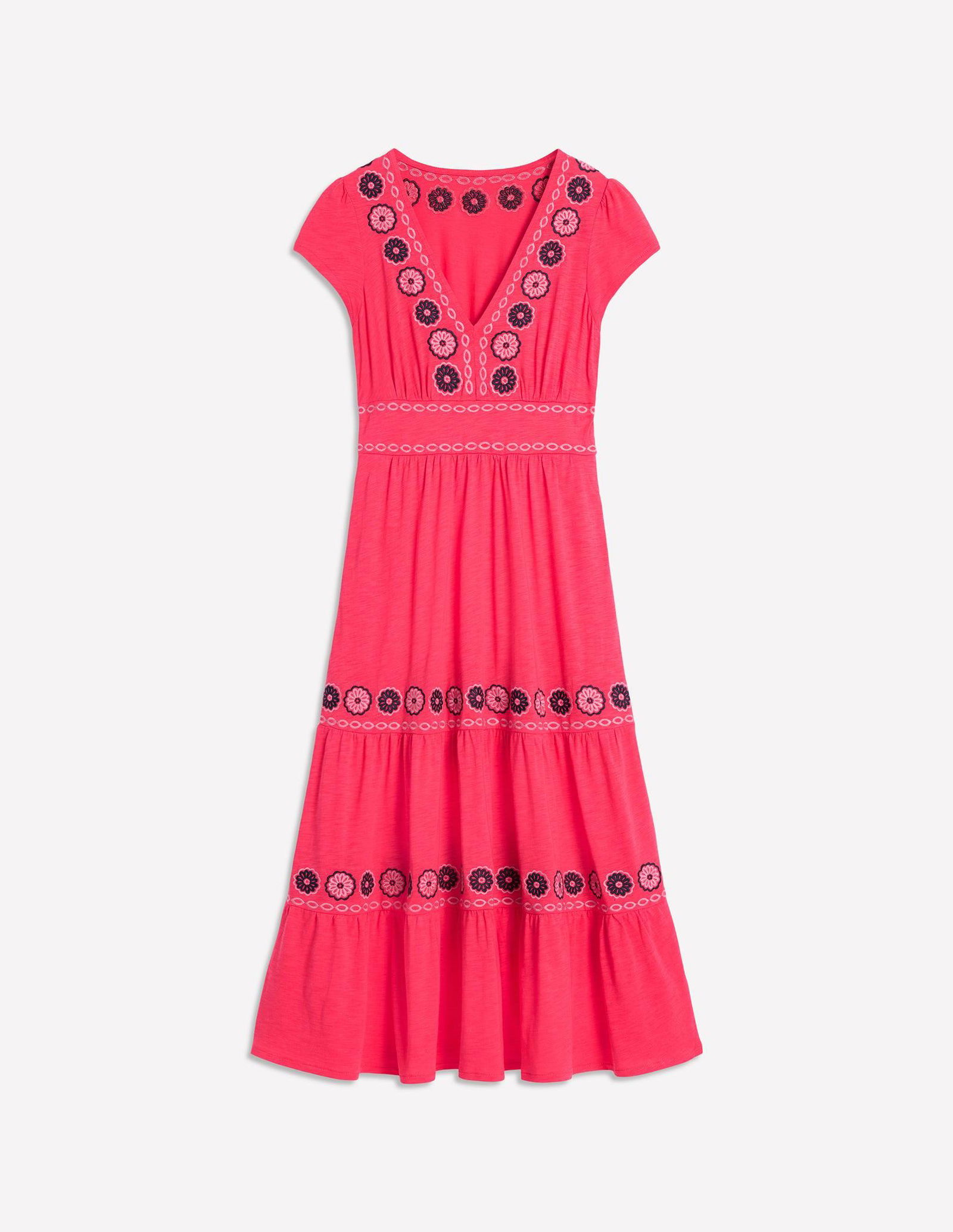 BODEN Eloise Embroidered Midi Dress | endource