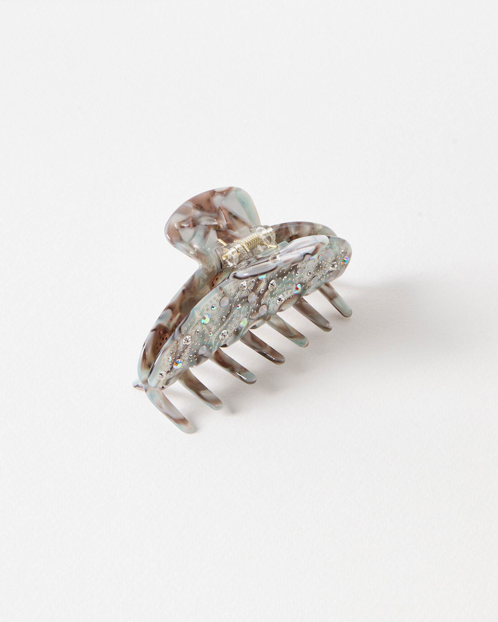 OLIVER BONAS Kira Embellished Hair Claw Clip | endource