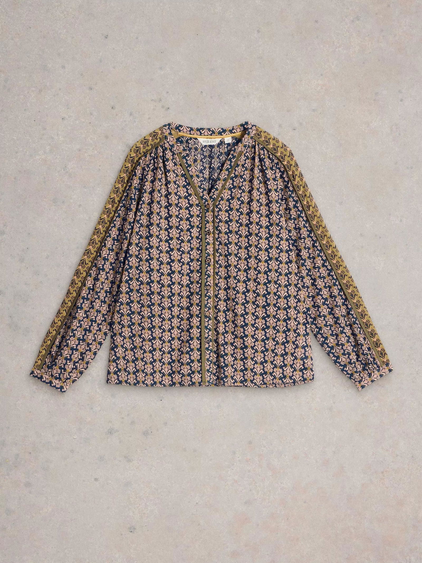 WHITE STUFF Mabel Top in Black/Multi | endource