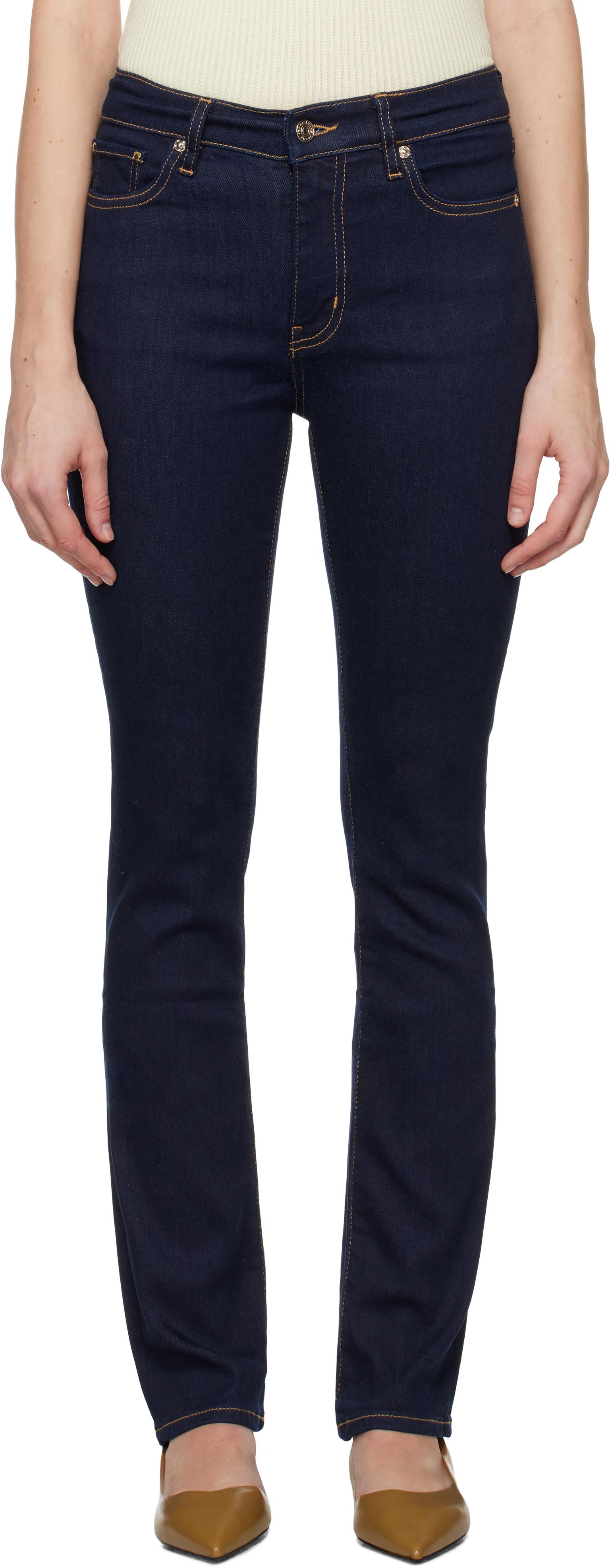 FRAME 'Le High Straight Long' Jeans | endource