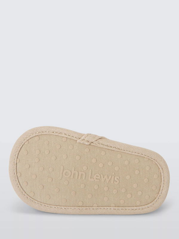 JOHN LEWIS Baby Crochet Sandals, Natural | endource