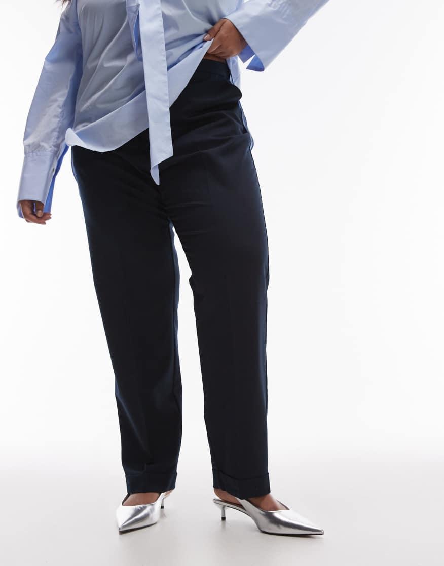 MANGO Curve Suit Slim Trouser | endource